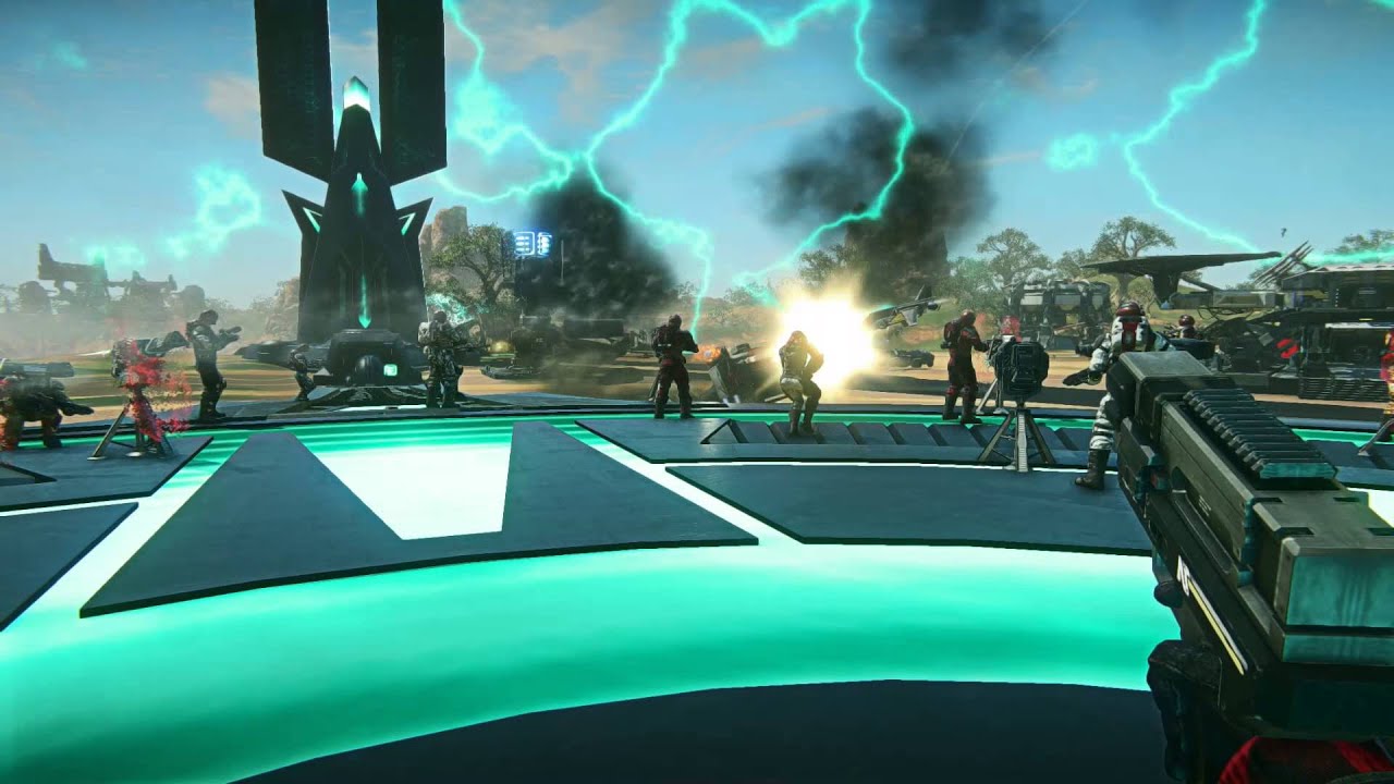 Planetside 2 - Engineer Turret Fun - YouTube