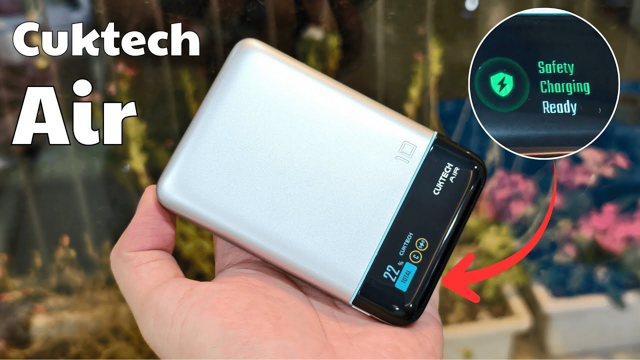 Đập hộp Cuktech 10 Air : Sạc Dự Phòng Pin Silicon Carbon - Màn Hình ...