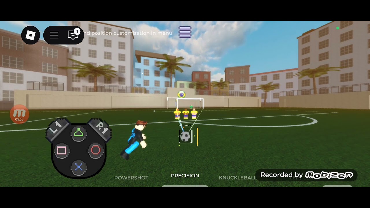 Free Kick simulátor roblox - YouTube