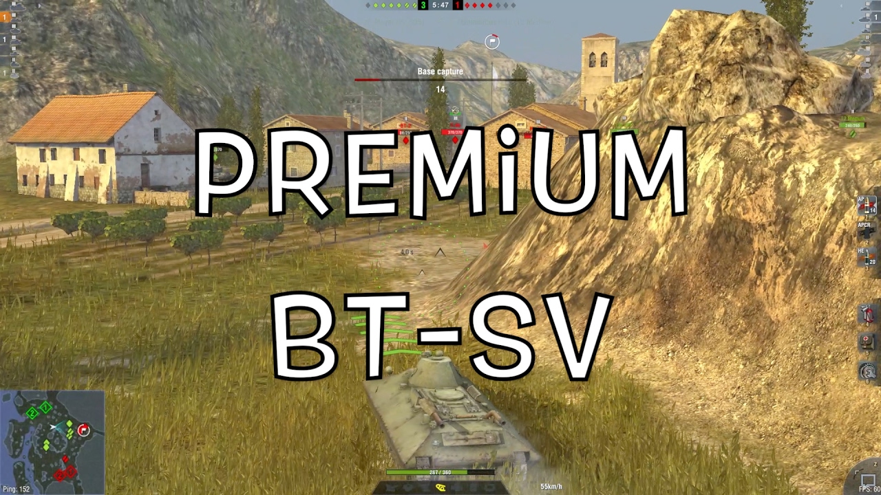 World of Tanks Blitz BT-SV Gameplay Highlights - YouTube