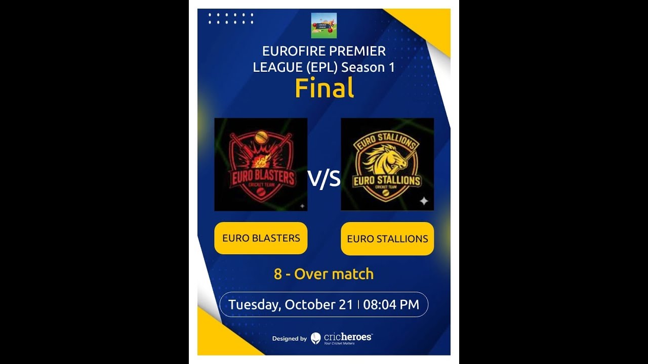 {FINAL} URO BLASTERS VS EURO STALLIONS - YouTube
