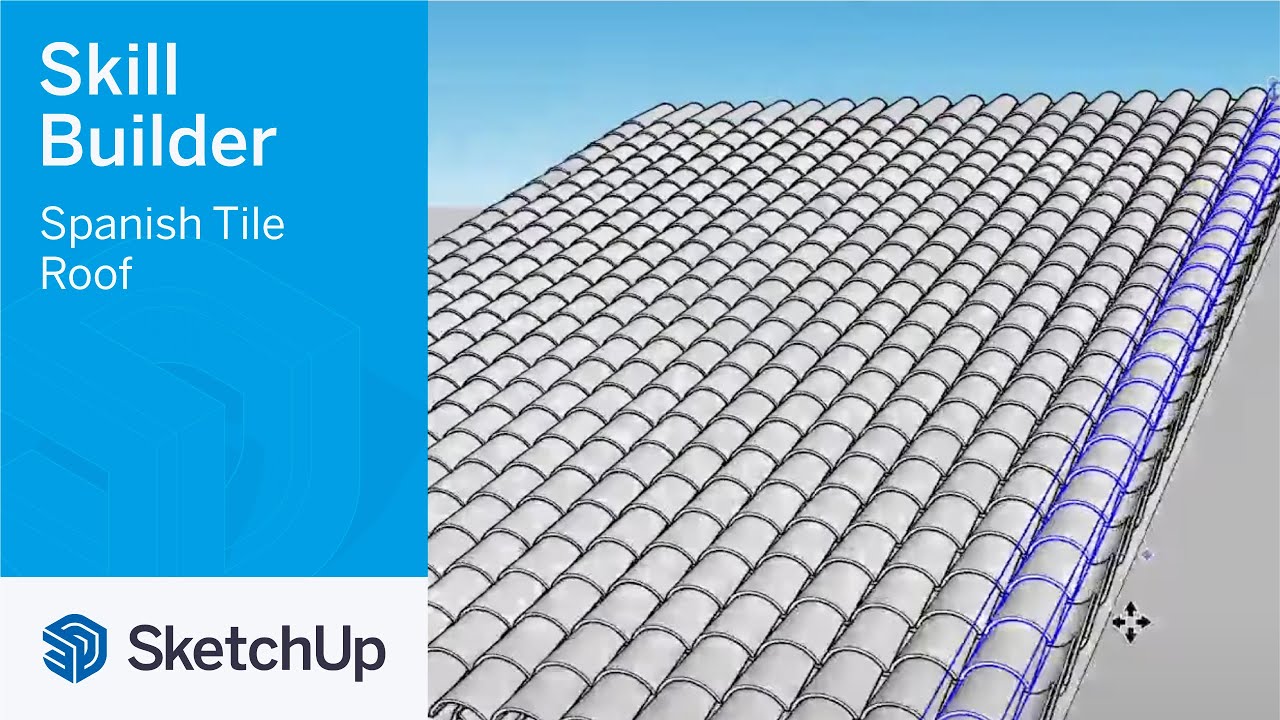 Spanish Tile Roof - Skill Builder - YouTube
