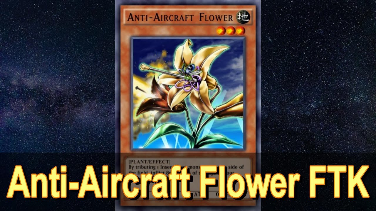 [Yu-Gi-Oh! Duel Links] Anti-Aircraft Flower FTK - YouTube