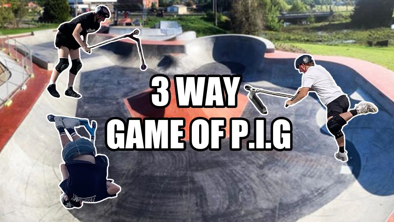 INSANE Game of P.I.G with Scooter Riders - YouTube