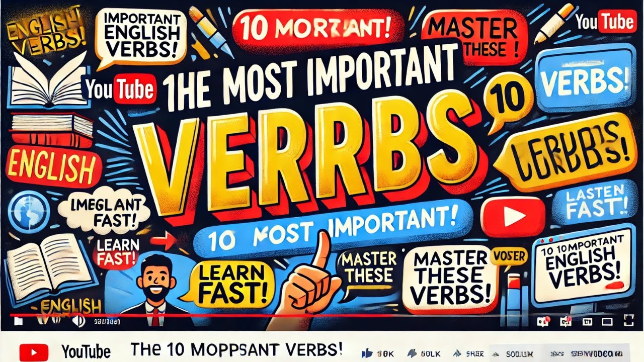 53. ️The 10 Most Important Verbs in English - YouTube