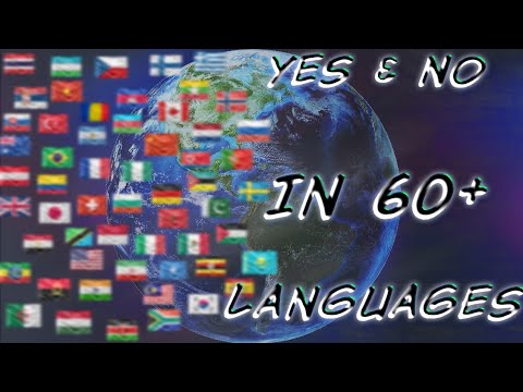 Yes & No In 60+ Languages - YouTube