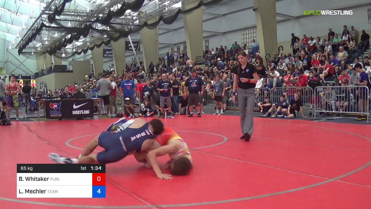2018 UWW Cadet And U23 Nationals/UWW Cadet Freestyle 65 Round Of 32 ...
