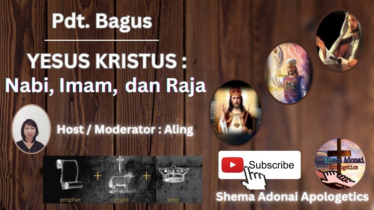 Pdt. Bagus : YESUS KRISTUS : Nabi, Imam, dan Raja - YouTube
