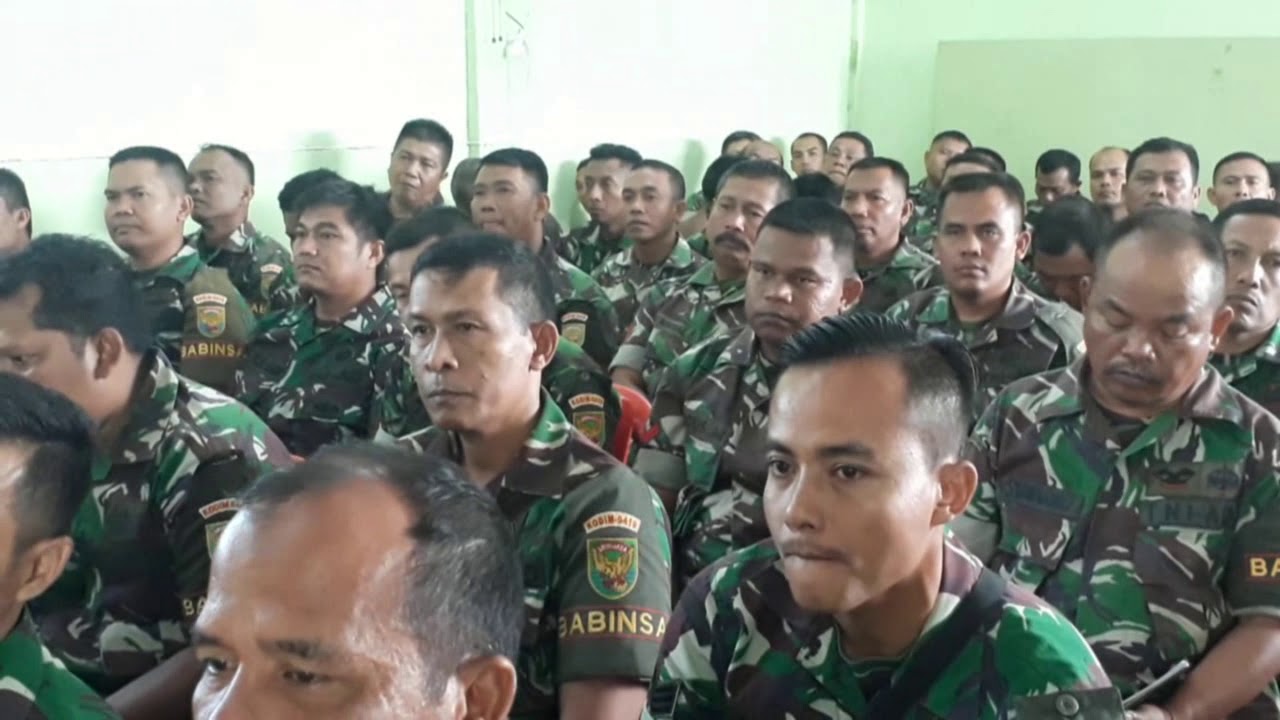 KODIM 0419/TANJAB MELAKSANAKAN SOSIALISASI PENEKANAN ST PANGDAM II ...