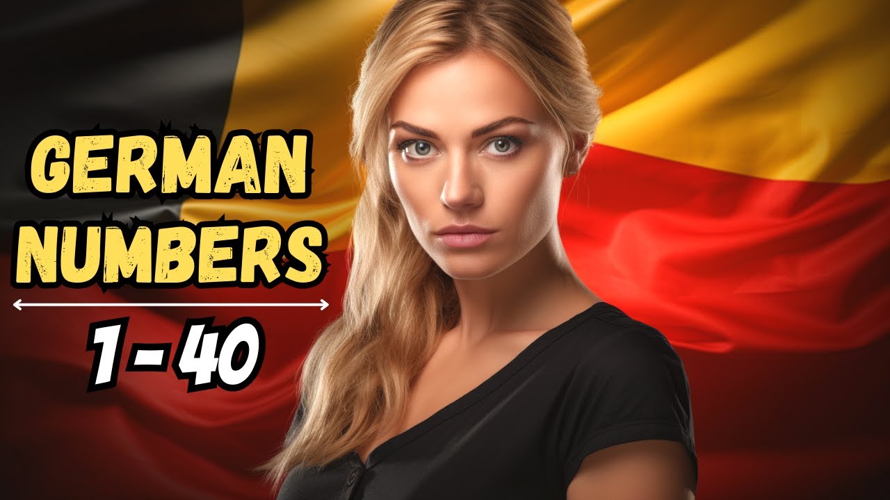 How to Count in GERMAN from 1 to 40 (Female Voice) - YouTube