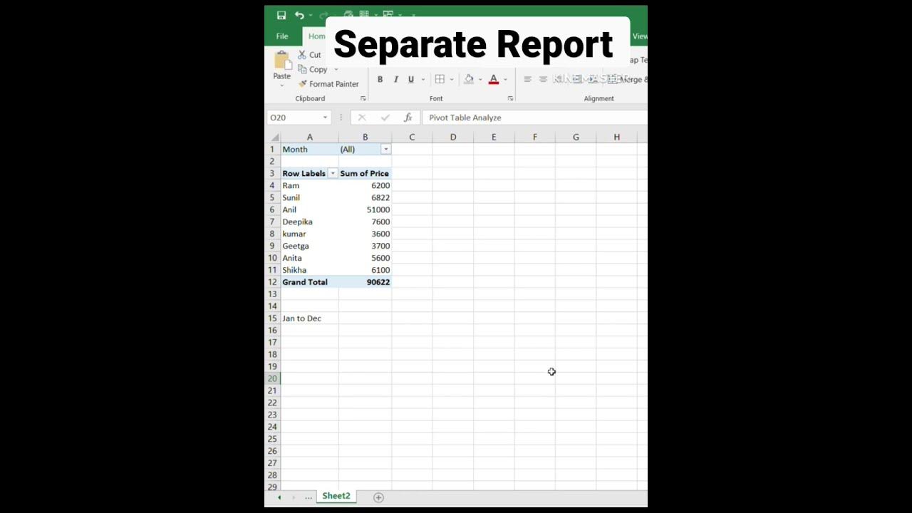 seprate sheet #excelsupport #excelsolutions #excelformula #exceltricks #excel - YouTube