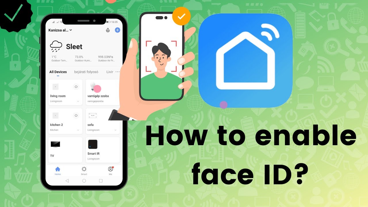 How to enable face ID in Smart Life? - YouTube