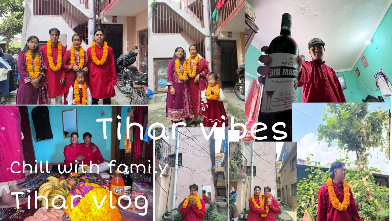 Tihar vlog in ktm city 🏙️ - suman the pain #tihar #culture - YouTube