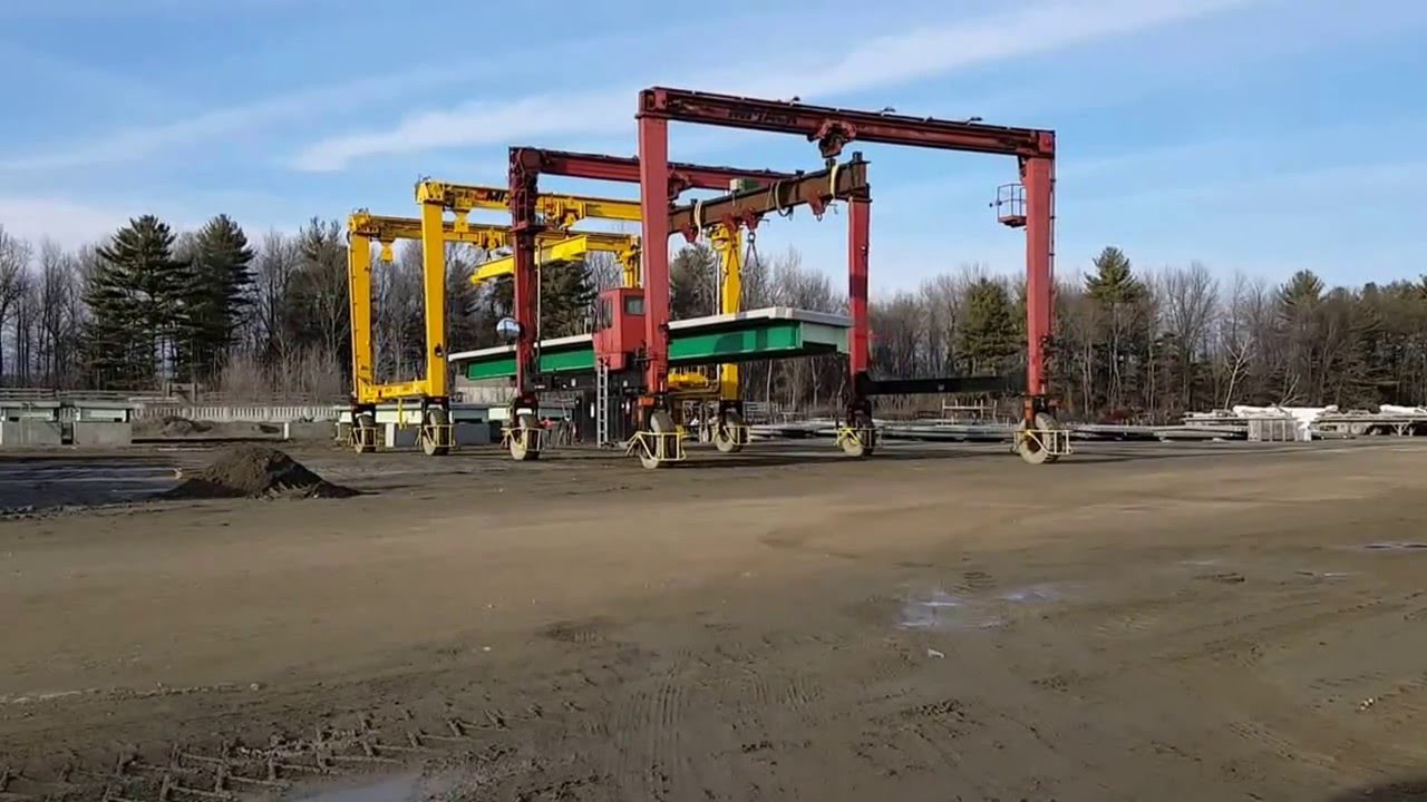 78-Ton Prefabricated Bridge Unit at The Fort Miller Co., Inc. (Easton ...