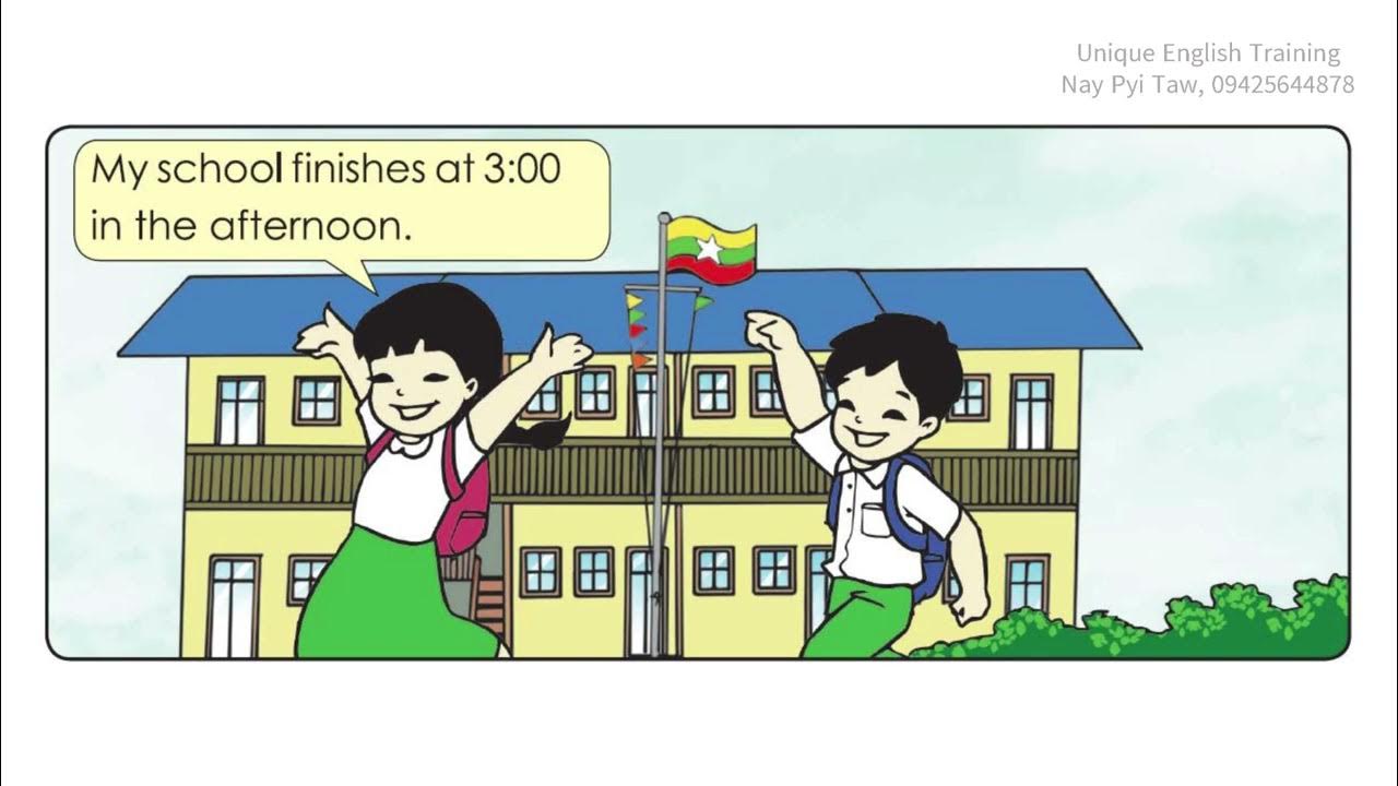 Grade 3 English အင်္ဂလိပ်စာ သင်ရိုးသစ် Unit 6 Lesson 4 နားထောင်၍ လိုက်ပြောပါ Youtube