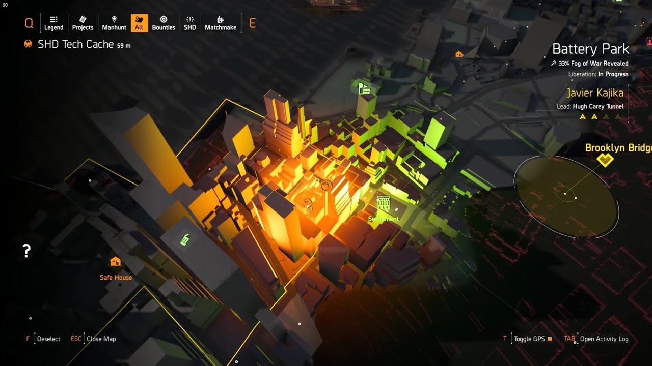 Tom Clancy's The Division 2 Battery Park SHD Tech Cache #1 - YouTube