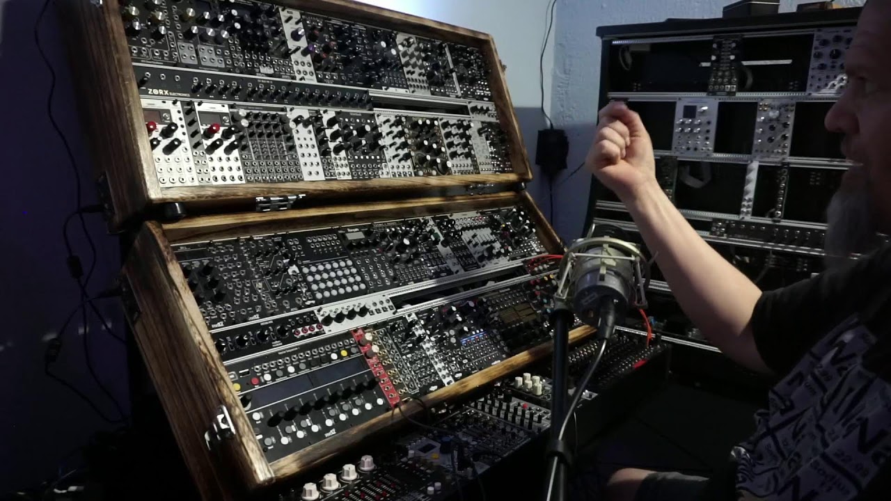 Eurorack modular - The Grande Case Reorganization part 1 - YouTube