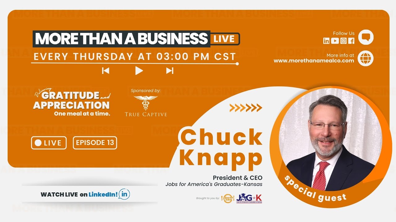 Chuck Knapp - More Than A Business LIVE: Episode 13 - YouTube