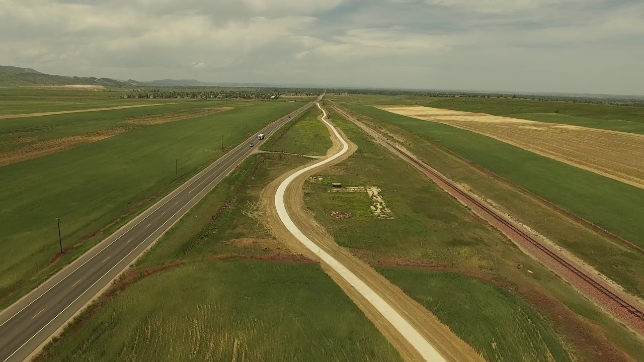 Long View Trail - Paving Flyover - YouTube
