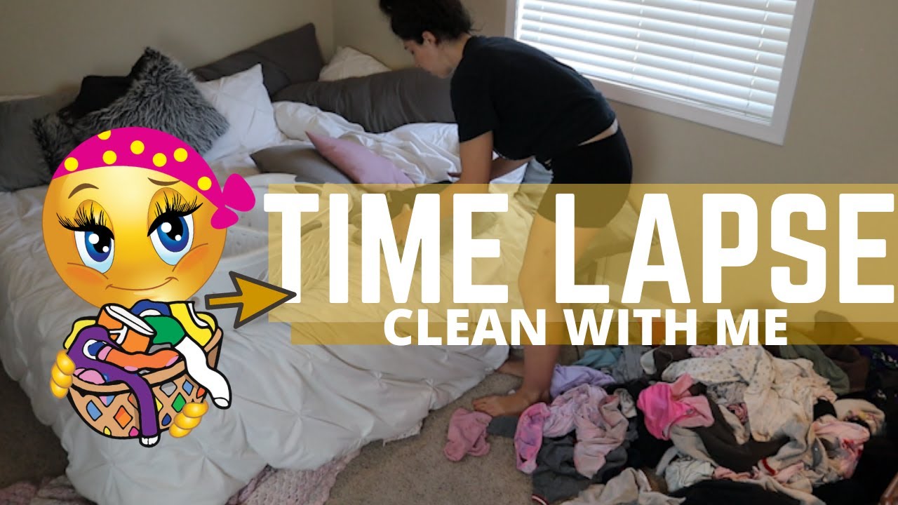 TIME LAPSE CLEAN WITH ME CLEANING |LAUNDRY FOLDING SUNDAY CLEANING ...