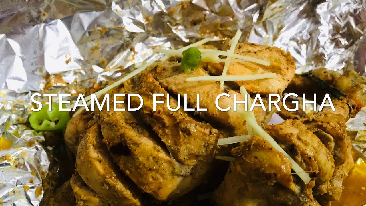 Easy method of cooking steamed chargha in cooker | Birthday Diary - YouTube