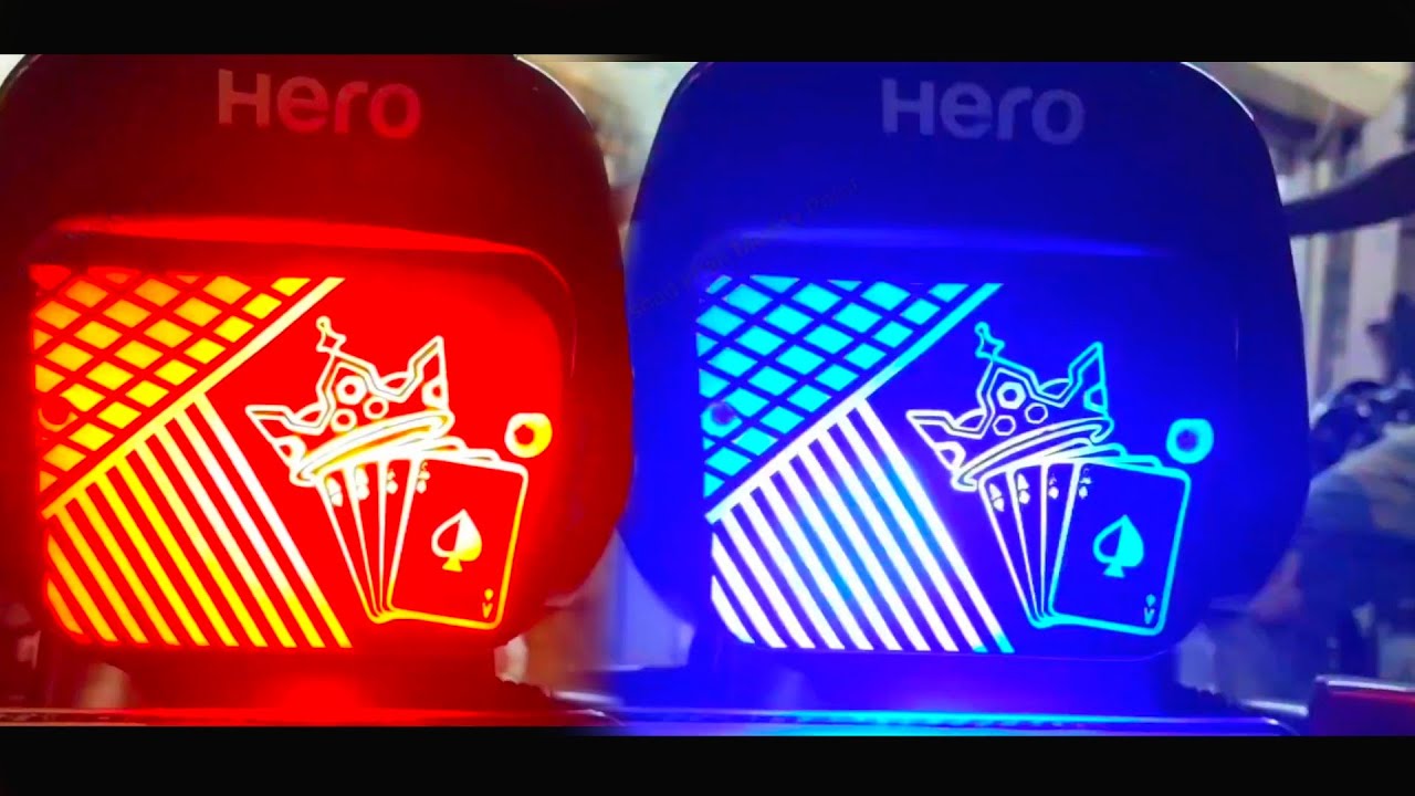 Splendor Back Light Sticker । Splendor Back Light Modified ।। #splendor ...