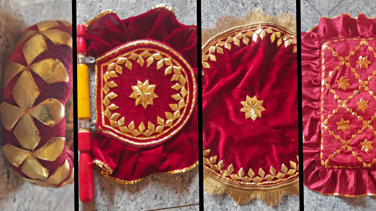 Gota Patti Set || Gota Patti Design Work || Rajasthani Arts - YouTube