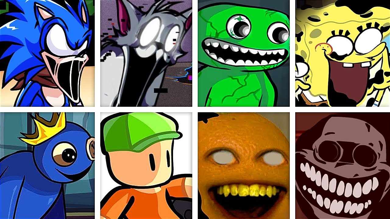 Green Hills But Everyone Sings It 🎤 (FNF Different Characters Sings ...