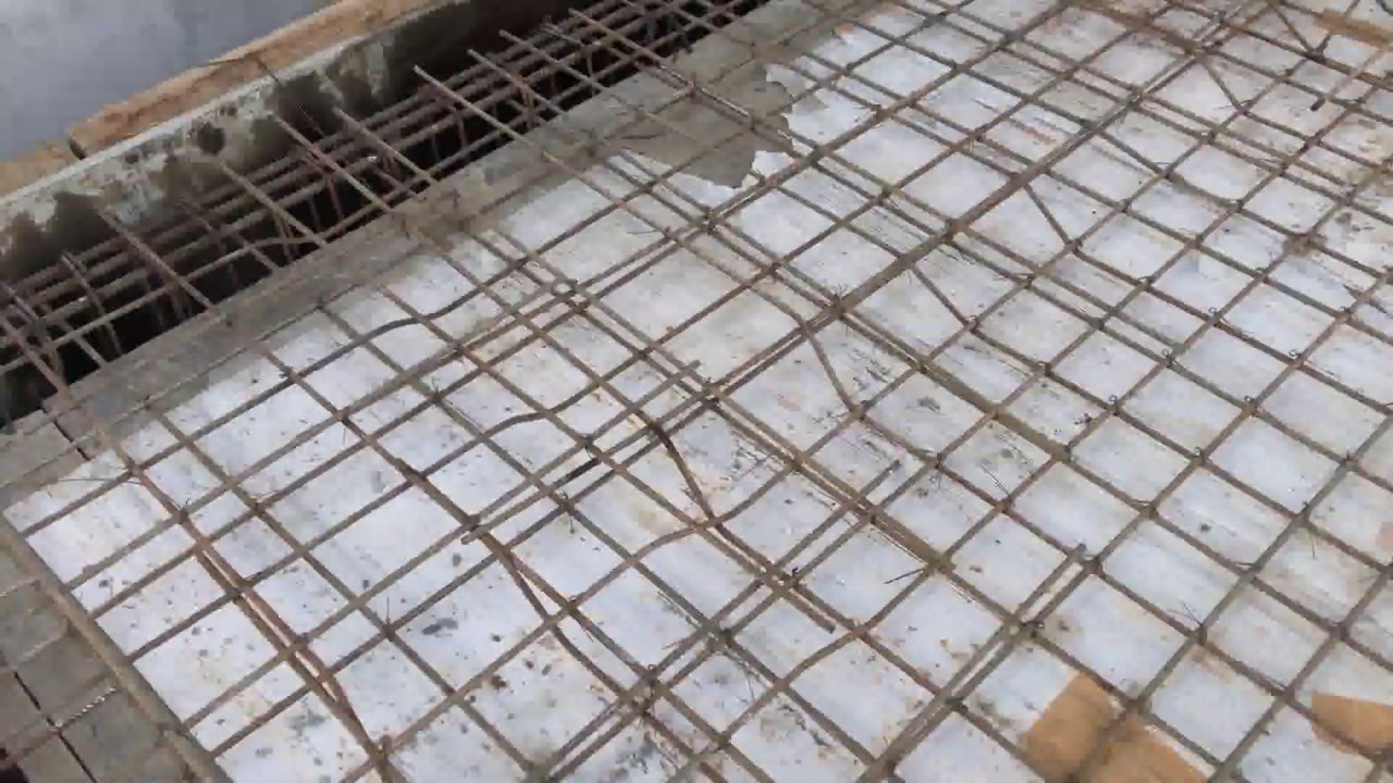 Construction site visit, beam slap steel design - YouTube