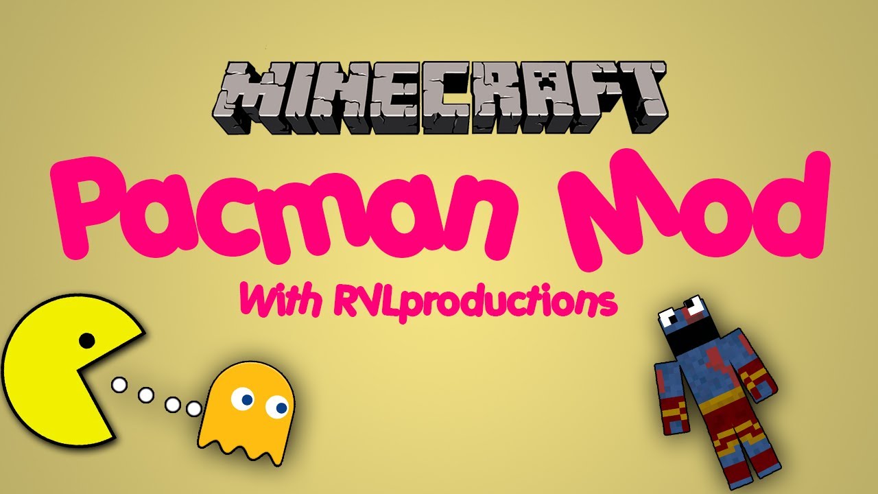 Minecraft: Mod Spotlight: Pacman Mod - YouTube