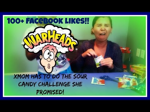 100 FB Likes = Sour Candy Challenge