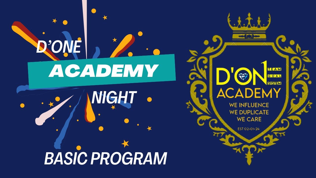 D'ONE ACADEMY RECOGNITION BATCH 1 part 2 - YouTube