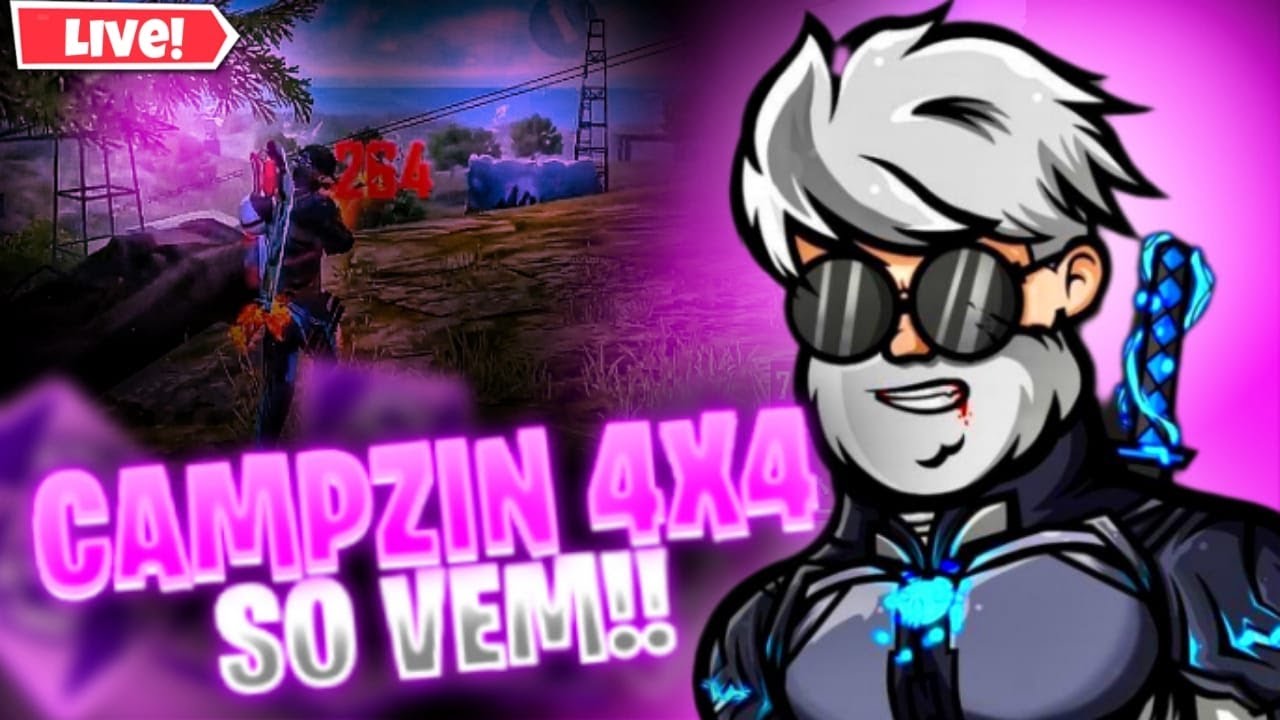 🔥 FREE FIRE AO VIVO - TONY🔥TONY REVELA 🔥 4x4 e 6X6 COM INSCRITOS 🔥 SALA ...