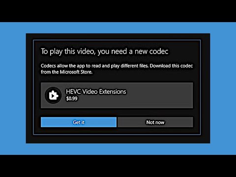 How To Get the Free HEVC Codec for  Windows 10 / H.265 / HEVC Video Extensions