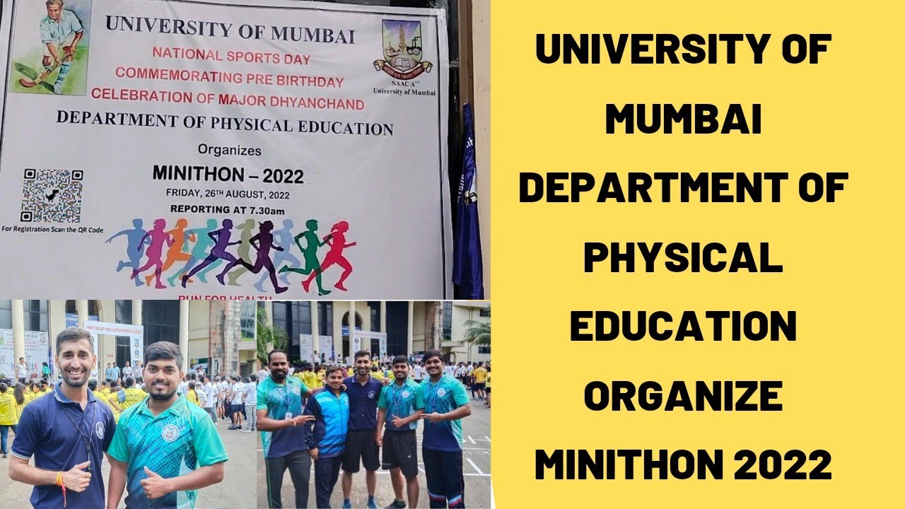 University of Mumbai Department of physical education organize minithon ...