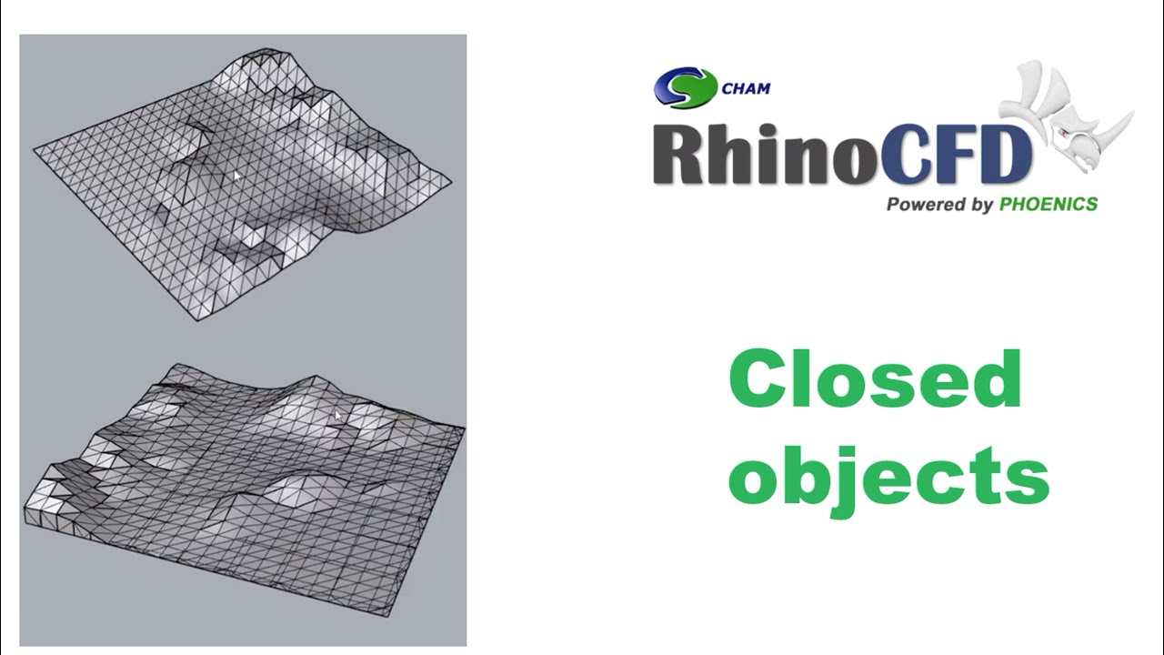 RhinoCFD - Closed Objects - YouTube