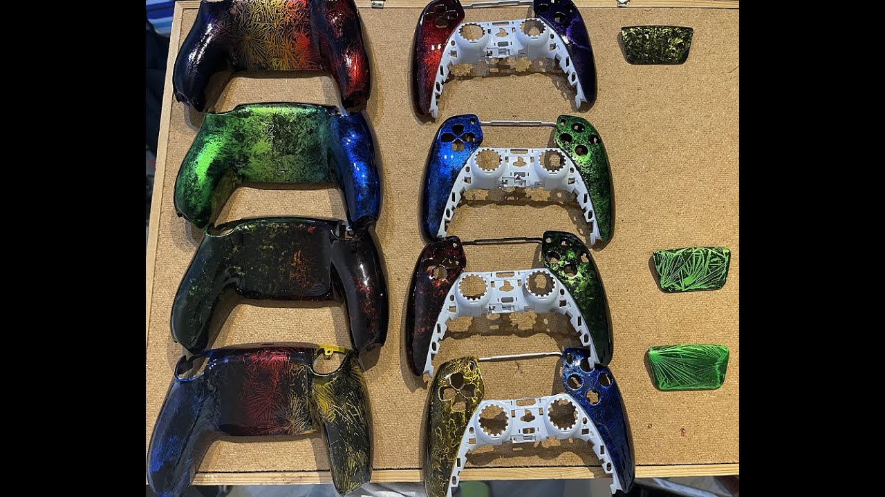 PS5 Custom Controller Crystal Effekt - YouTube