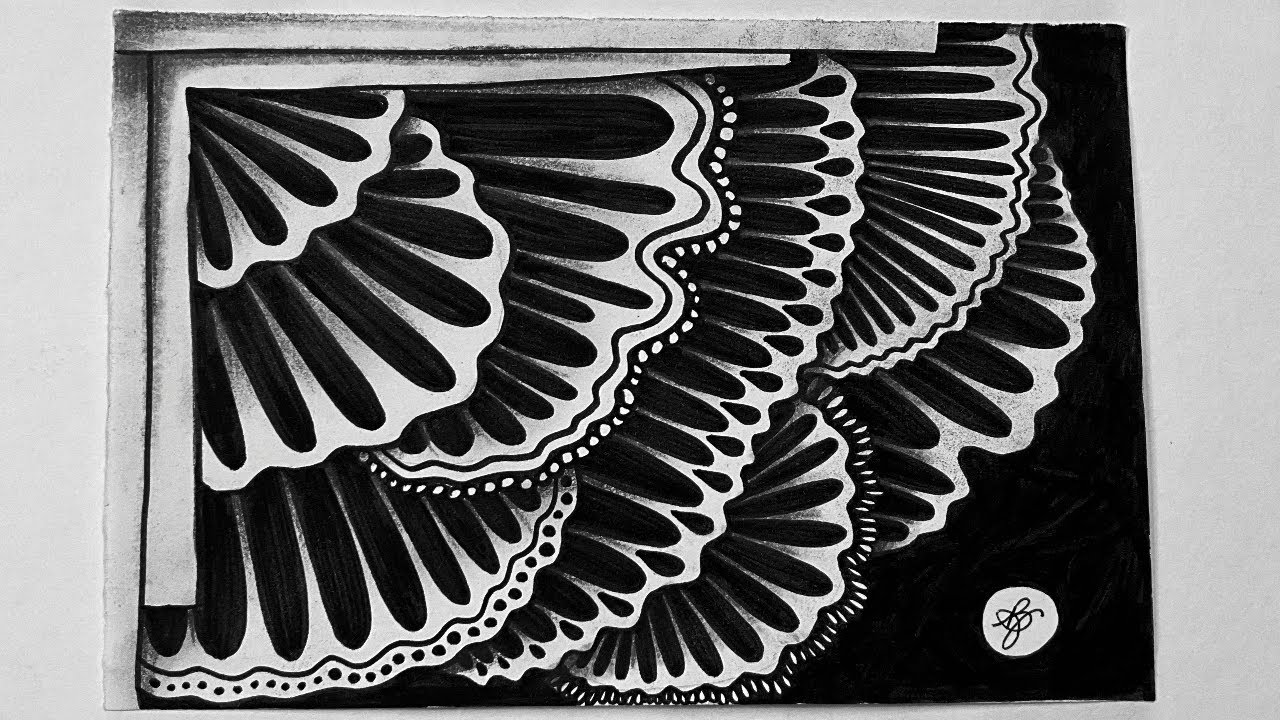 Drawing Combs | Miss Betsi's pattern # 10 - YouTube