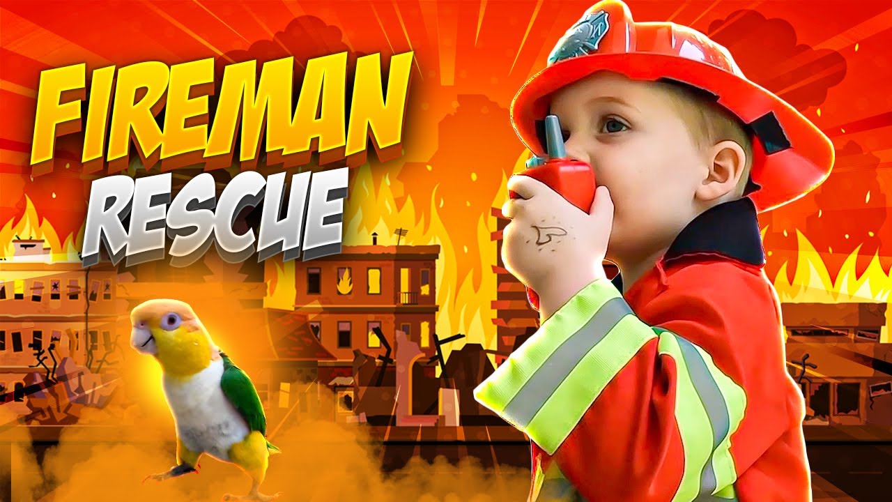 Super Fireman Jules Rescues Cheeky the Parrot 🚒 🧯 - YouTube
