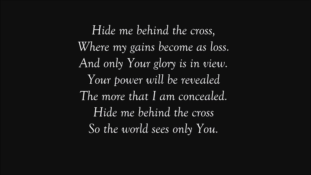 Hide me Behind the Cross Chords - Chordify