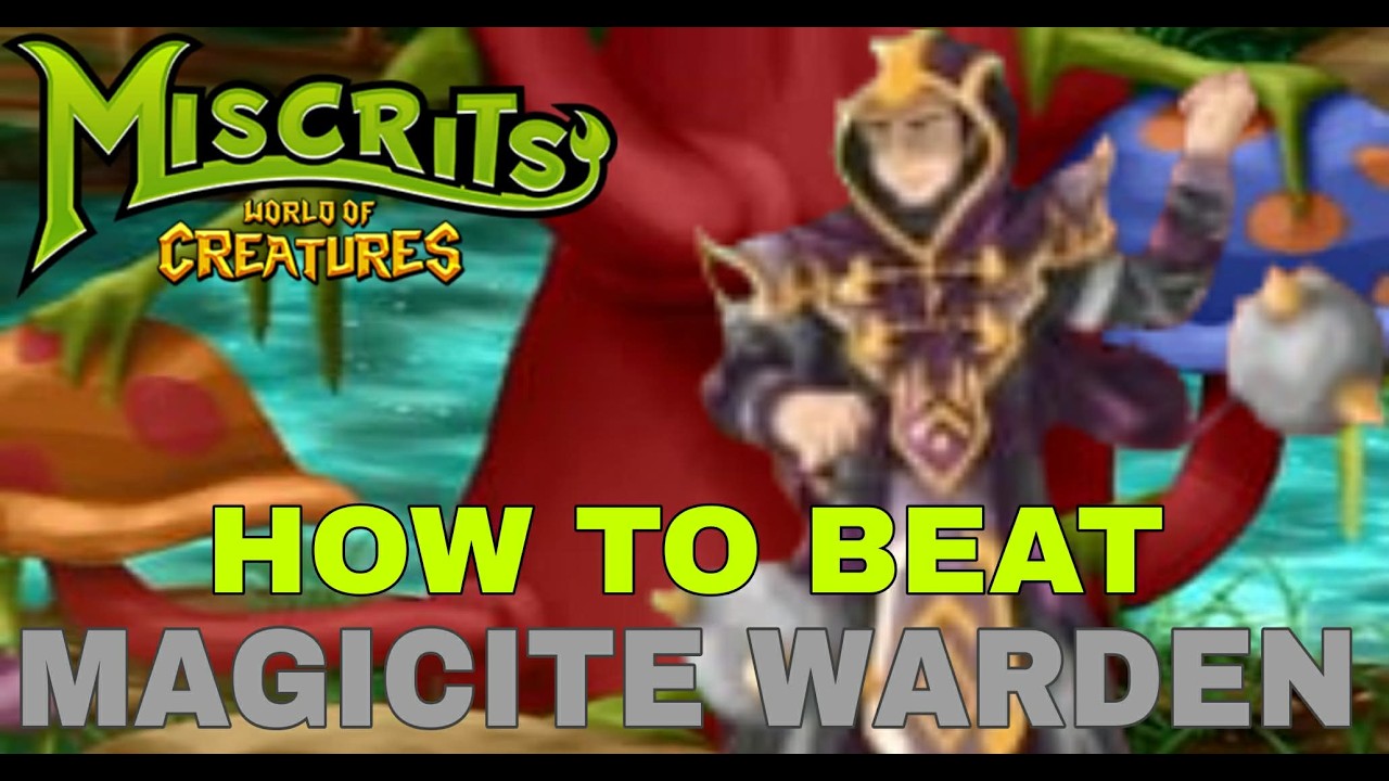 How to Beat Magicite Warden | Volcano Island | Miscrits - YouTube