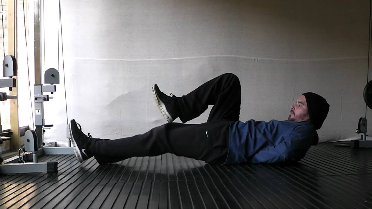 Lying Hip Flexion - YouTube