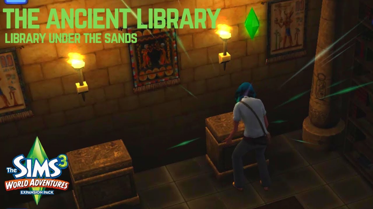 The Sims 3 World Adventures | Al Simhara, Egypt | The Ancient Library ...