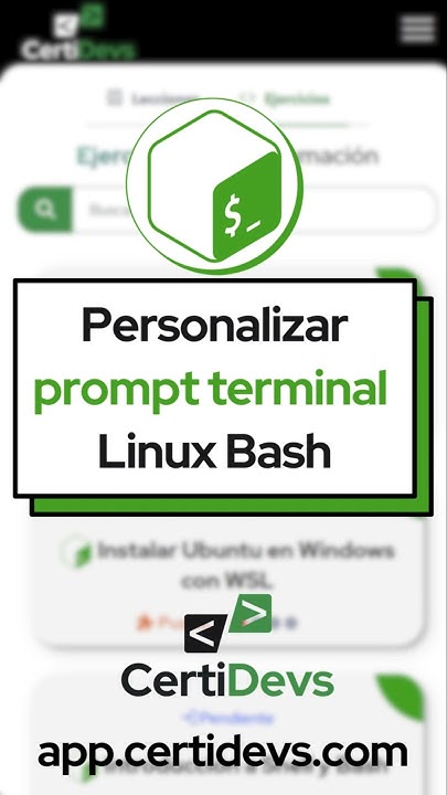 Linux Bash terminal de comandos personalizar prompt de consola nombre y color - YouTube