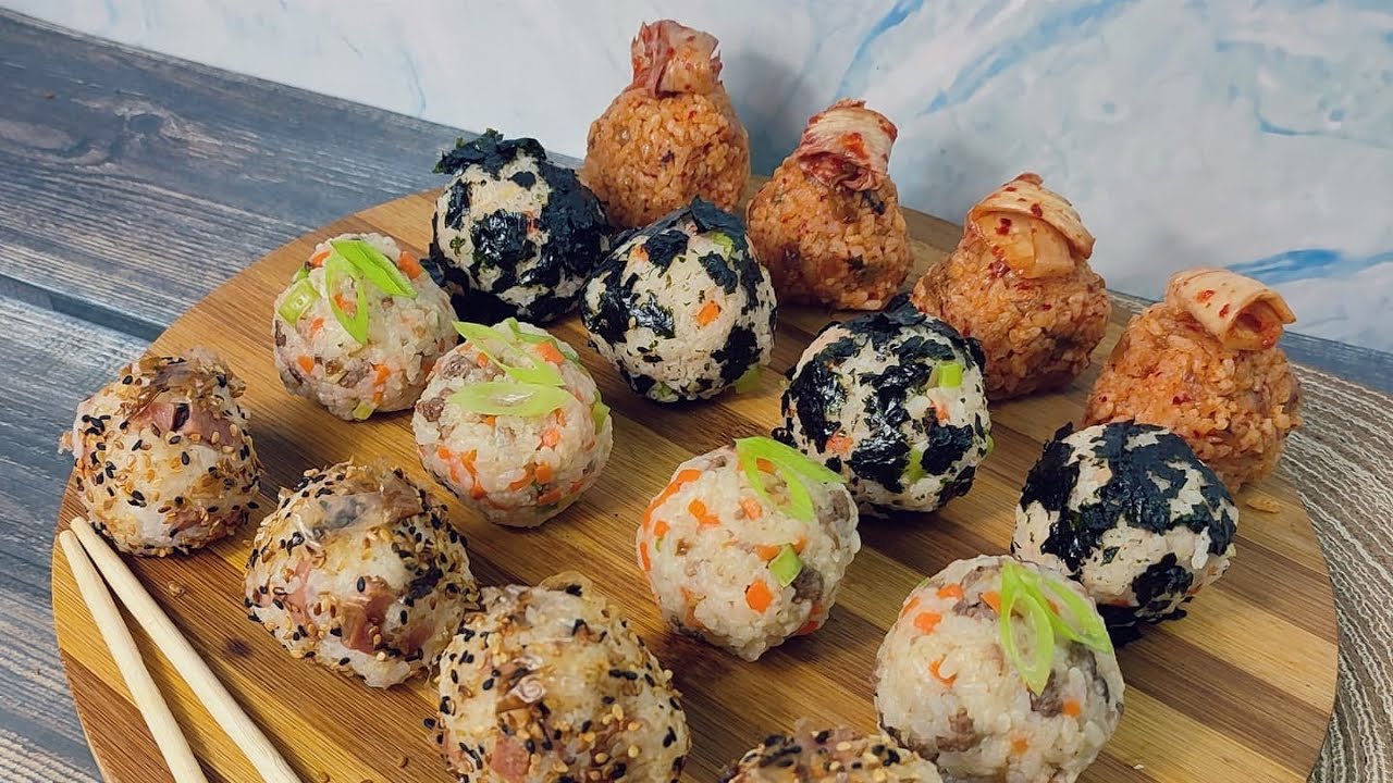 RICE BALLS - 4 Easy Way on How to Make it - YouTube