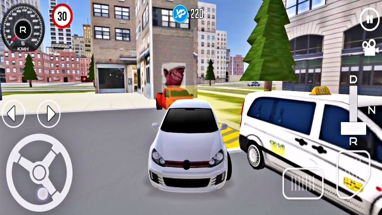 Driving School Simulator 2020 -Driving White Car in The City - Part#2 ...