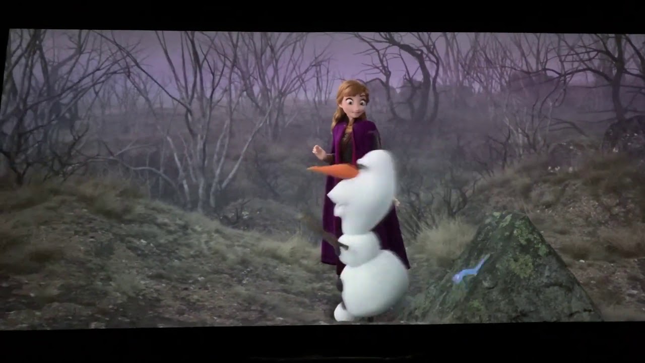 OLAF singing ahhhhh ahhh after elsa - YouTube