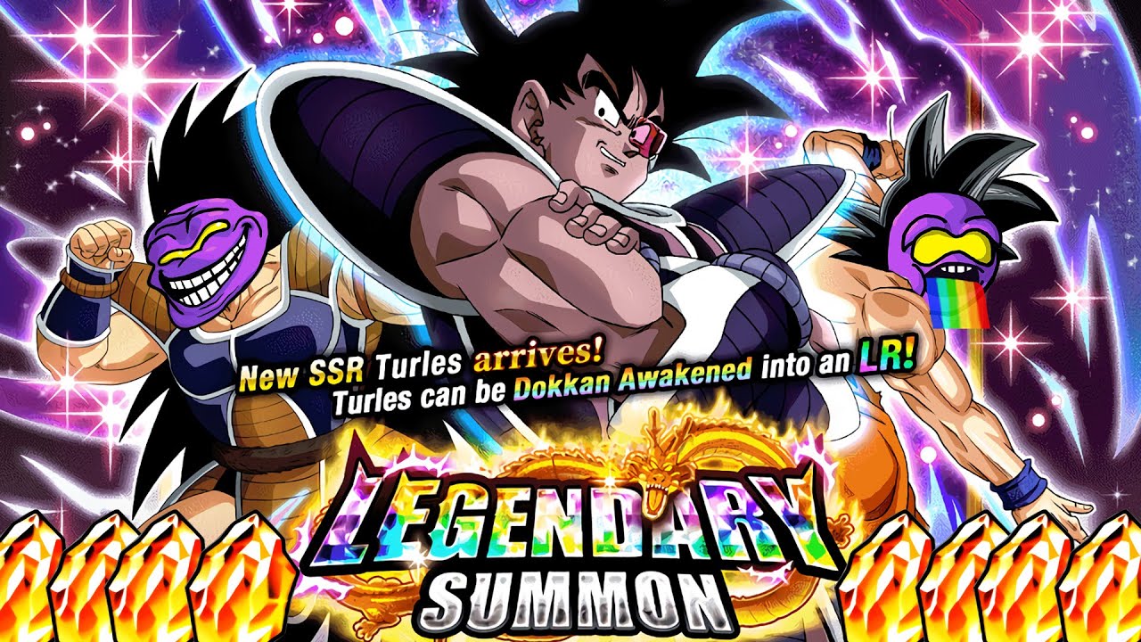 STR LR Turles Legendary Summon Video On Dragon Ball Z Dokkan Battle ...