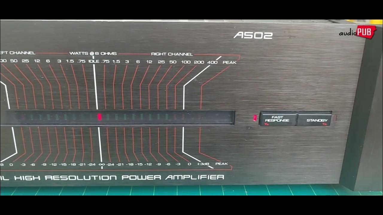 인켈 SAE A502 파워앰프 점검 후 감상 - YouTube