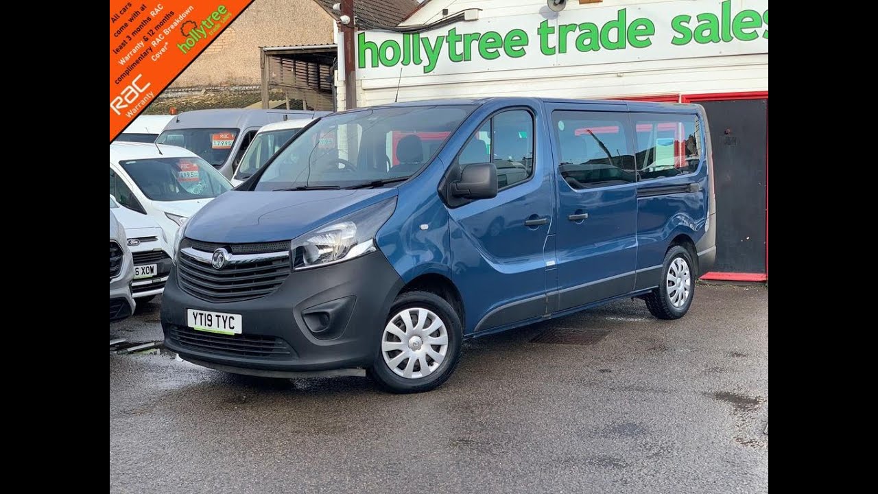 2019 Vauxhall Vivaro 1.6 CDTi 2900 Euro 6 (s/s) 5dr (9 Seat) - YouTube